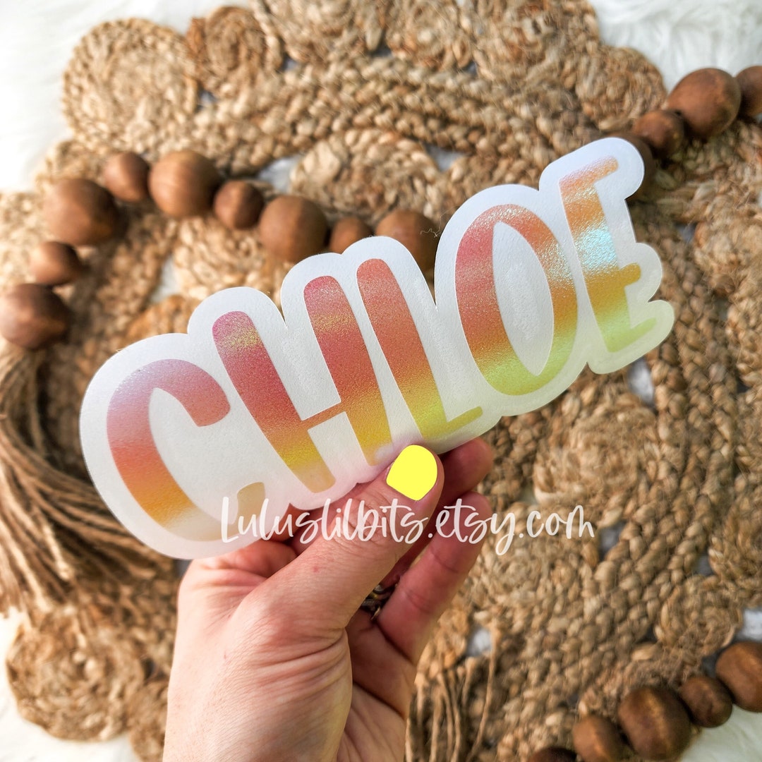 Personalized Name Vinyl Decal | Decal Stickers | Laptop Sticker | Water ...