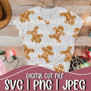 Gingerbread SVG | Gingerbread Cut File | Gingerbread Pattern | Cut File ...