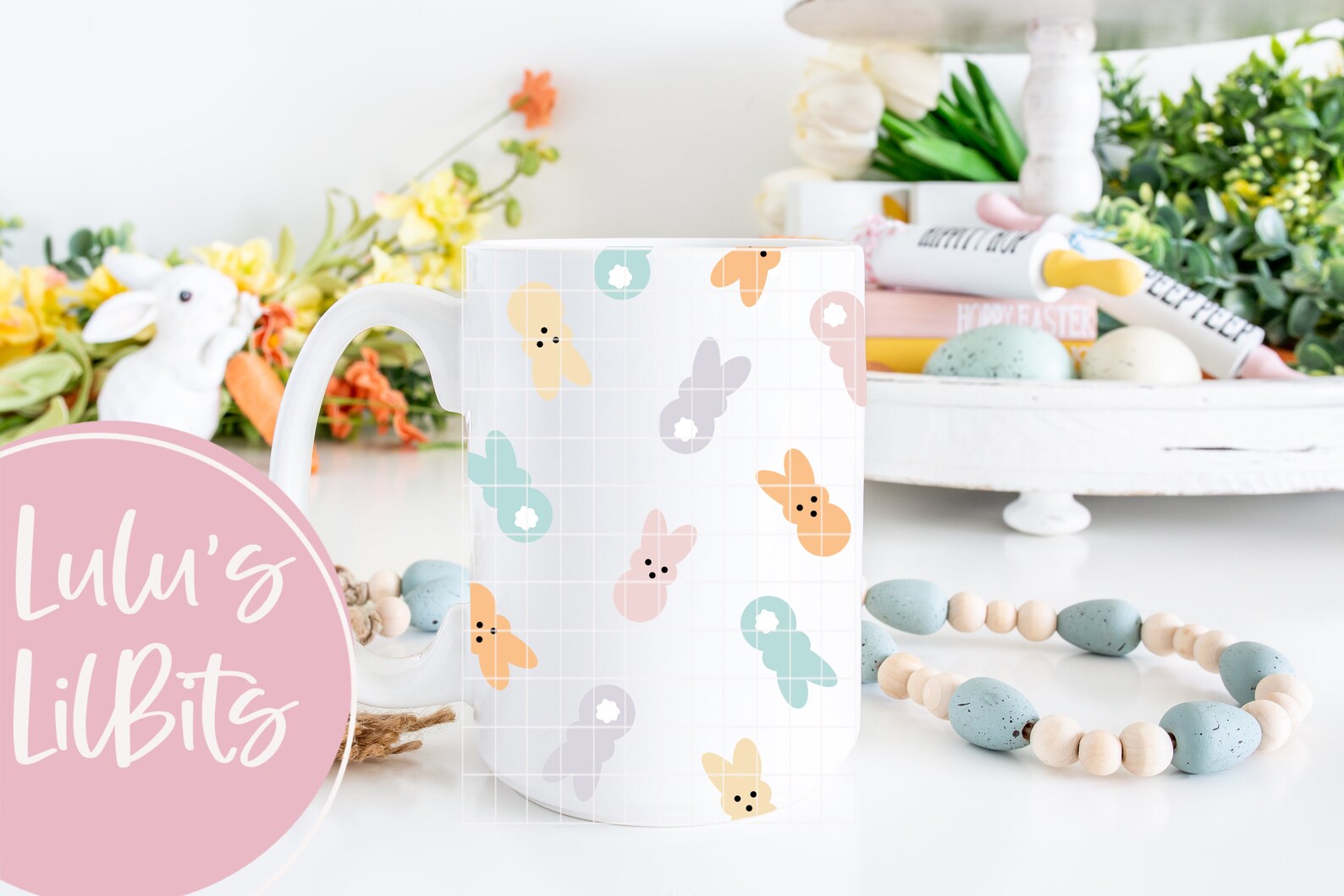 Easter Bunny Peep Svg Easter Candy Svg Bunny Pattern Svg - Etsy