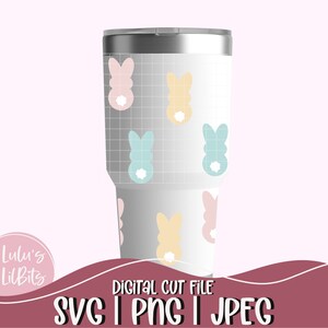 Easter Bunny Peeps Svg Peeps Svg Easter Svg Bunny Pattern Svg Digital ...