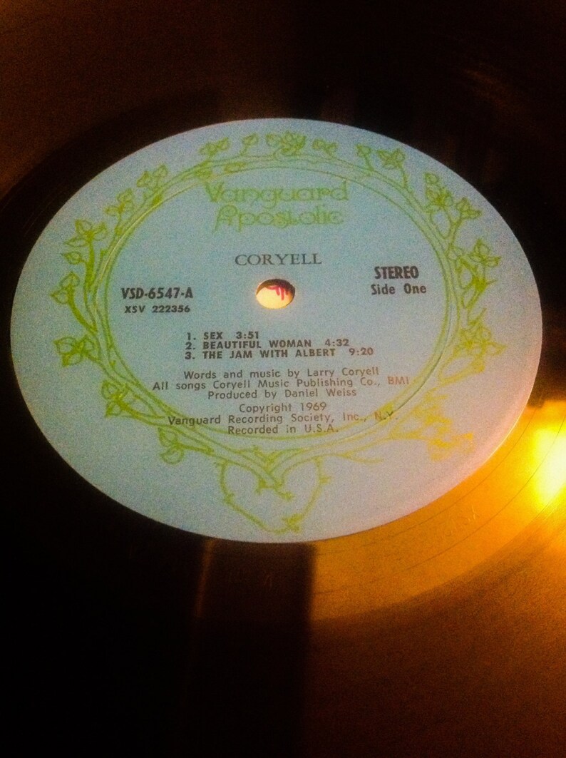 Larry Coryell Coryell Rare Vinyl LP Record. Great | Etsy