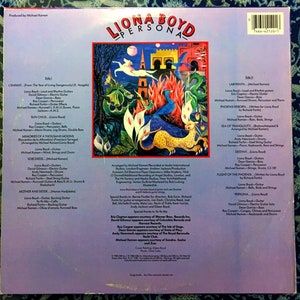 Liona Boyd persona Classical Guitar Vinyl LP Record Featuring Eric Clapton, David Gilmour, Yo-yo ...