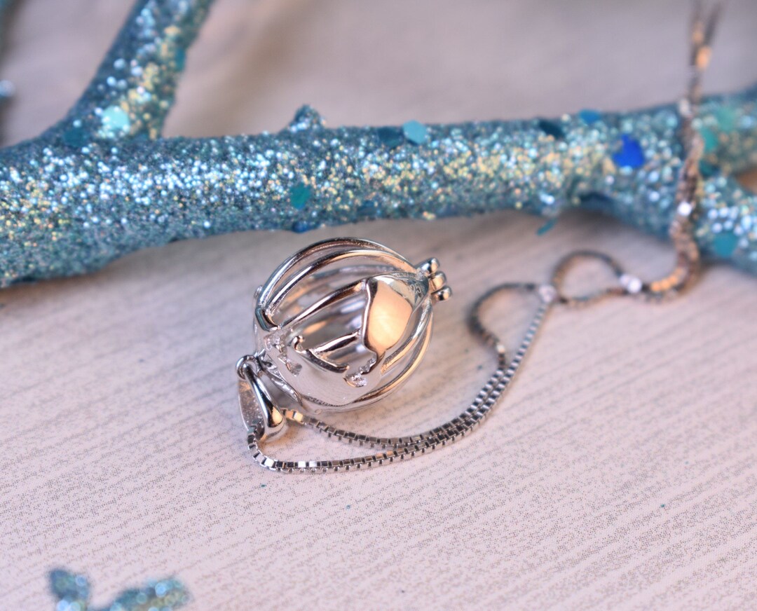 Sterling Silver World Globe Necklace: 3D Earth Cage Pendant - Etsy