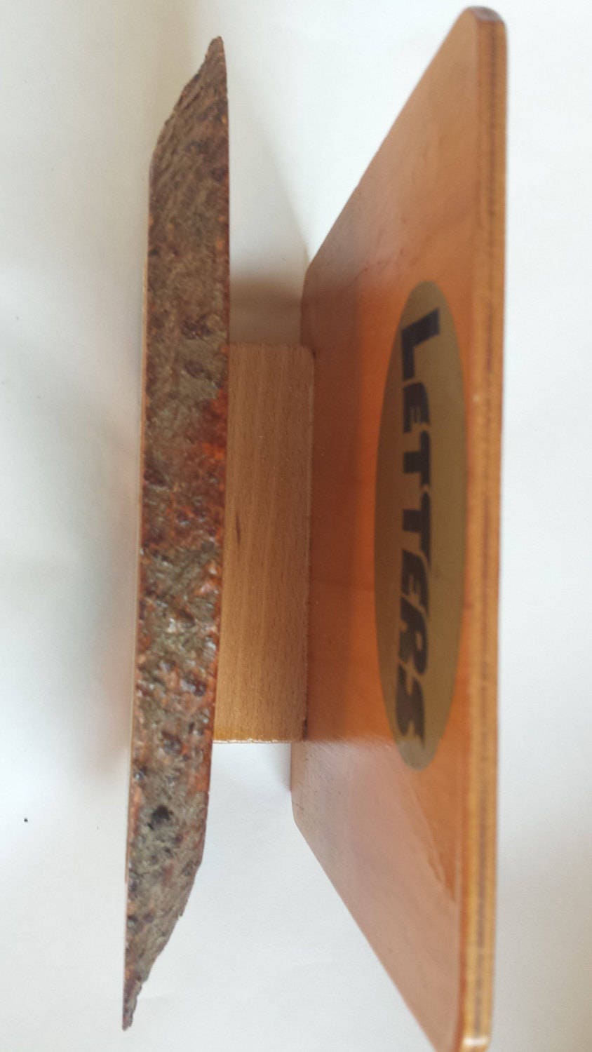 Vintage Wood Letter Rack Stand Paignton England Rustic Decor - Etsy