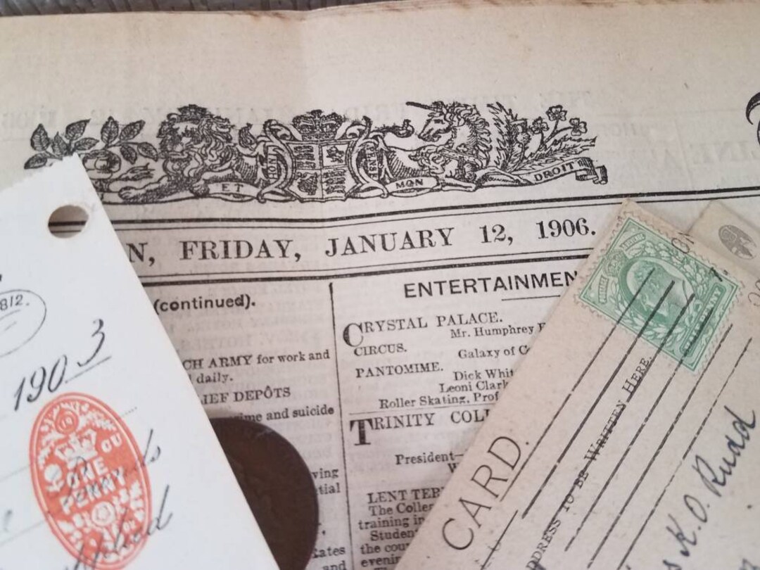 Edwardian Era Mystery Gift 5 Genuine Items 1900s 1910s Antique - Etsy