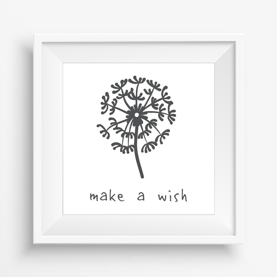 Make a Wish Gallery Wall Art Print Digital Download - Etsy