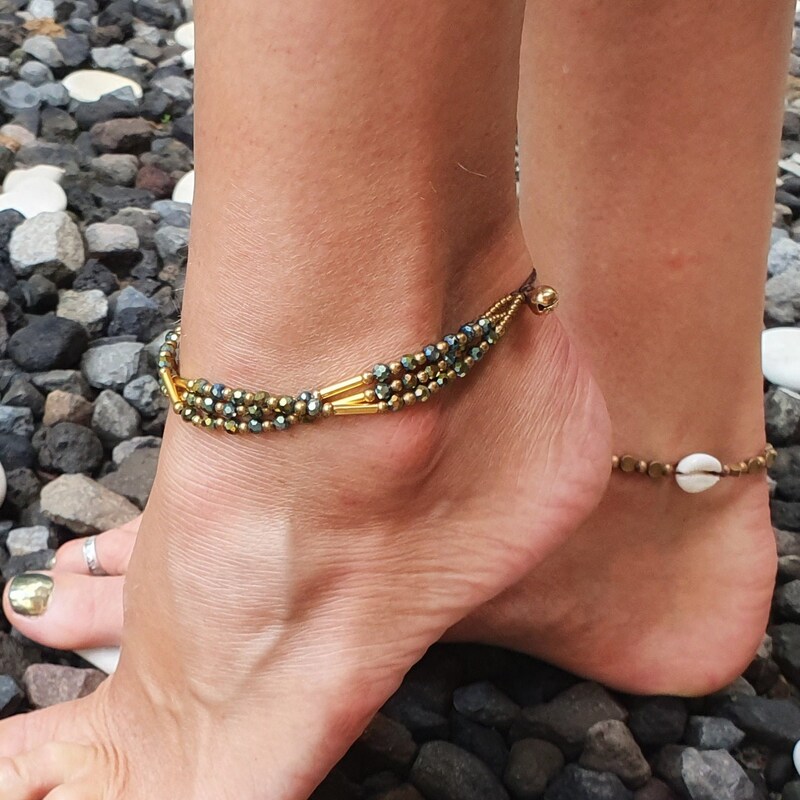 Bohemian Foot Jewelry - Etsy