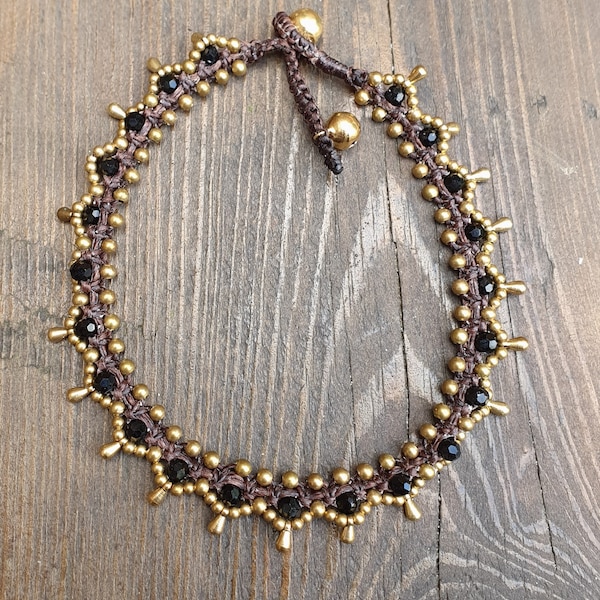 Macrame Anklet - Etsy