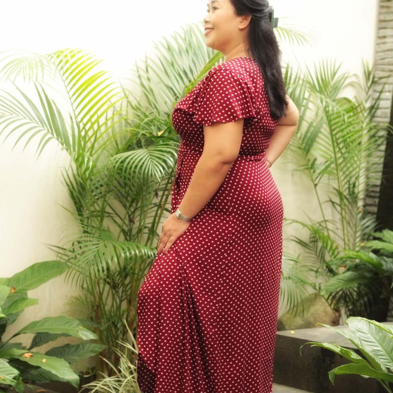 Red Polka Dot Dress - Etsy