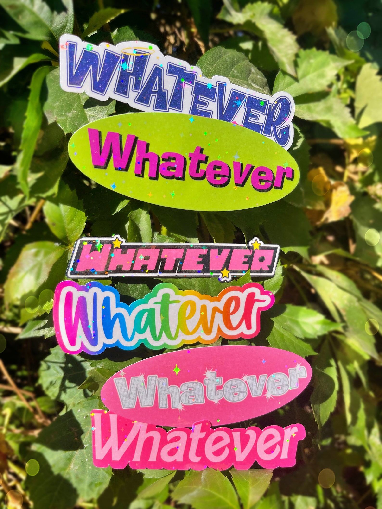 Personalized 90s Logo Inspired Sticker Pack or Single Sticker Bach to ...