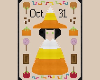 Pattern-happy Hollow 9 Patch Row 2 Only-cross Stitch Pattern-bats ...