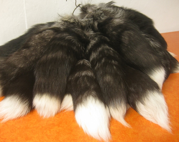Eco Friendly Frost/indigo Fox Tails - Etsy