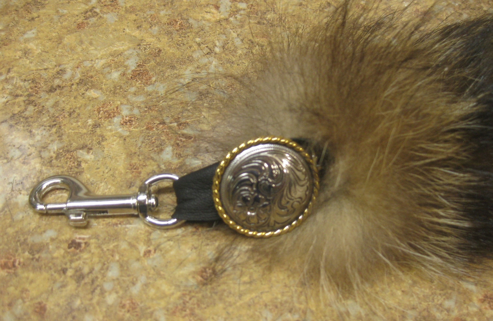 Tanned Raccoon Tail Key Chain With Clip - Etsy
