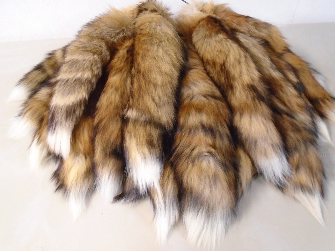 Red Fox Tails With Keychain Option - Etsy