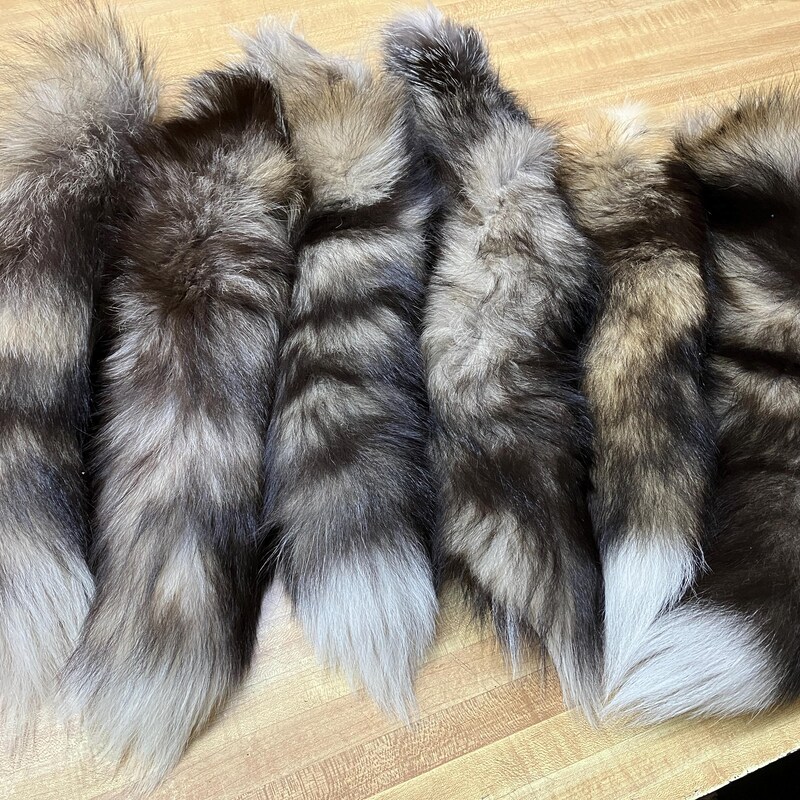 Real Fox Tails Keychain - Etsy