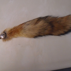 Red Fox Tails With Keychain Option - Etsy