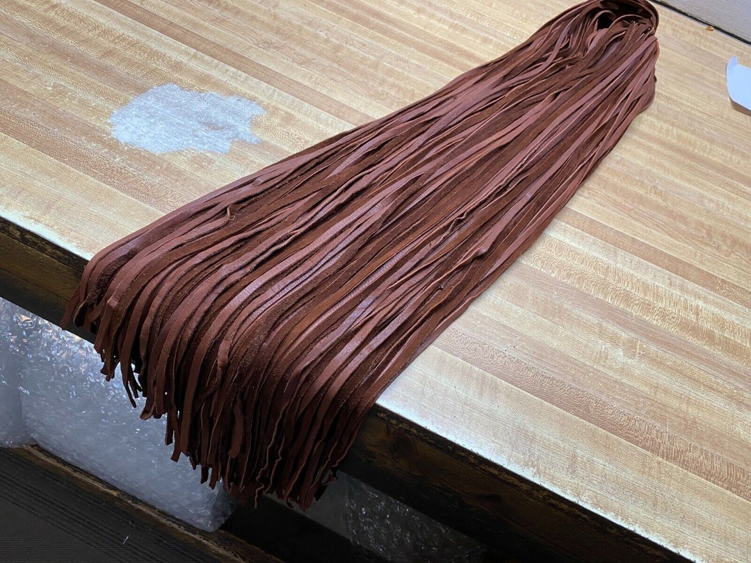 Tanned Deer Leather Lace 72" Tobacco - Etsy