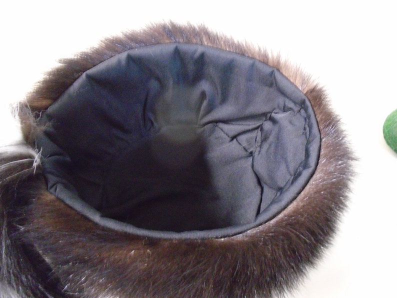 Handmade Skunk Fur Hat With Face Daniel Boone Davy Crockett - Etsy