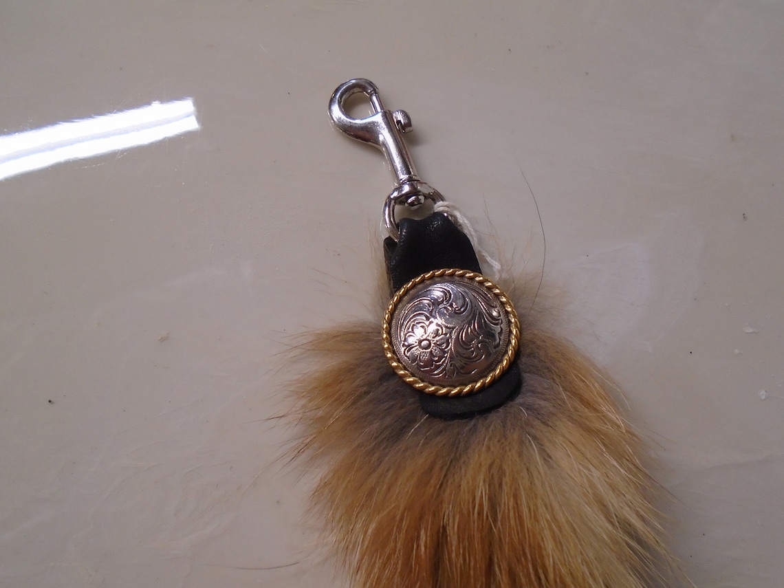 Red Fox Tails With Keychain Option - Etsy