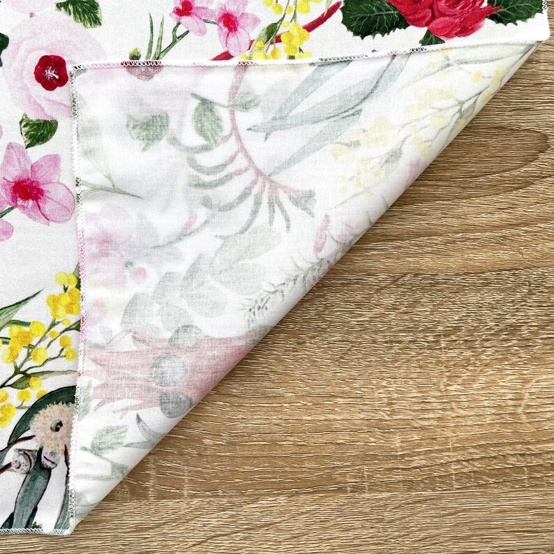 Handkerchief Women's Single Hankie Australian Floral - Etsy