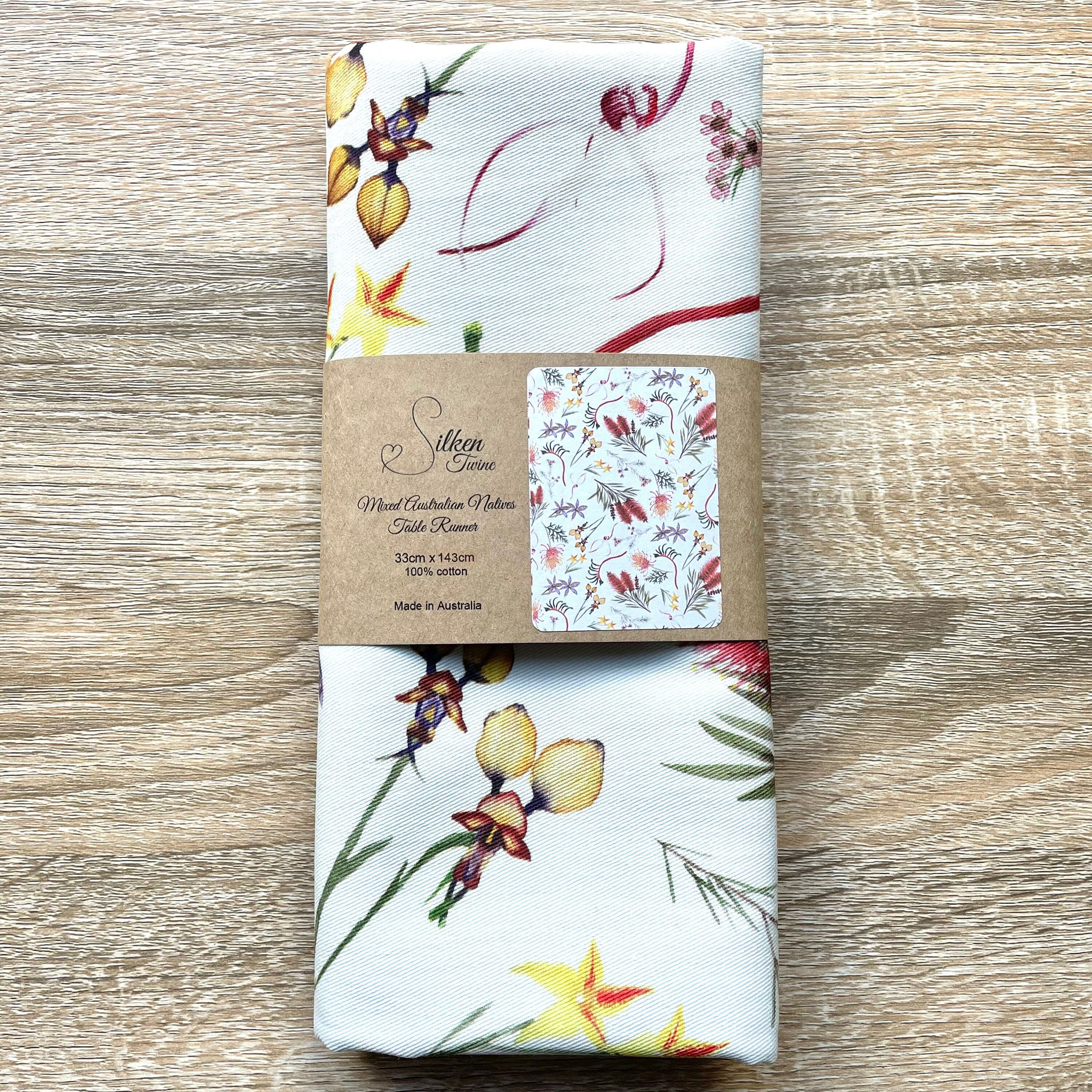 Australian Natives Table Runner Table Centre Piece Australiana Table ...