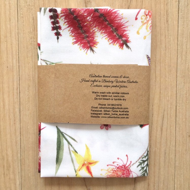 Handkerchief Women's Single Hankie, Australian Native Flora, Ladies ...