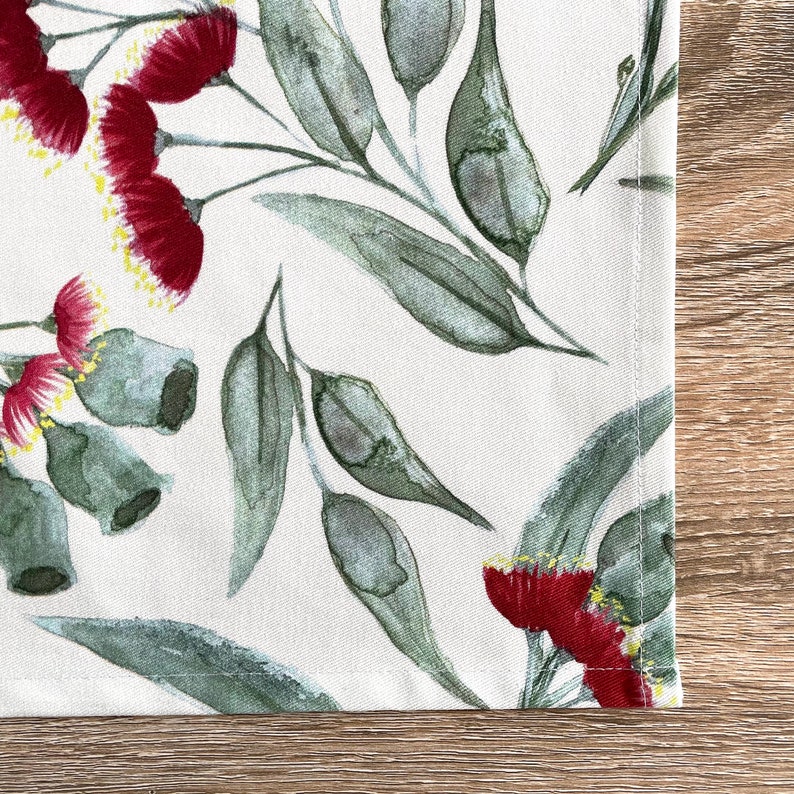 Australian Natives Gum Blossom Eucalyptus Placemats Australiana Table ...