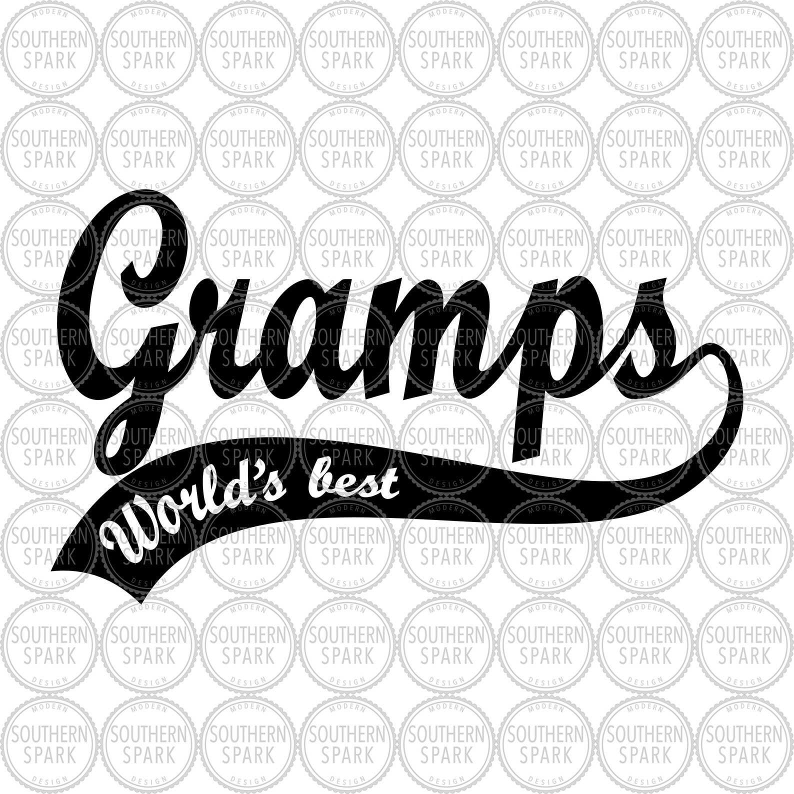 Father's Day SVG / Gramps SVG / Gramps World's Best - Etsy