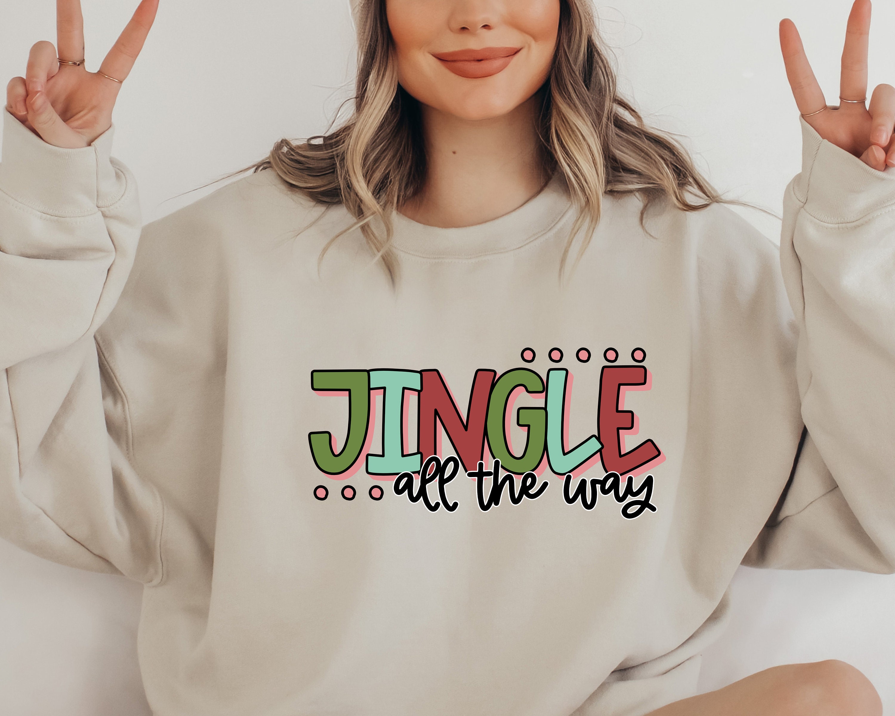 Jingle All the Way SVG / Love Peace Joy First Noel Jingle All the Way ...