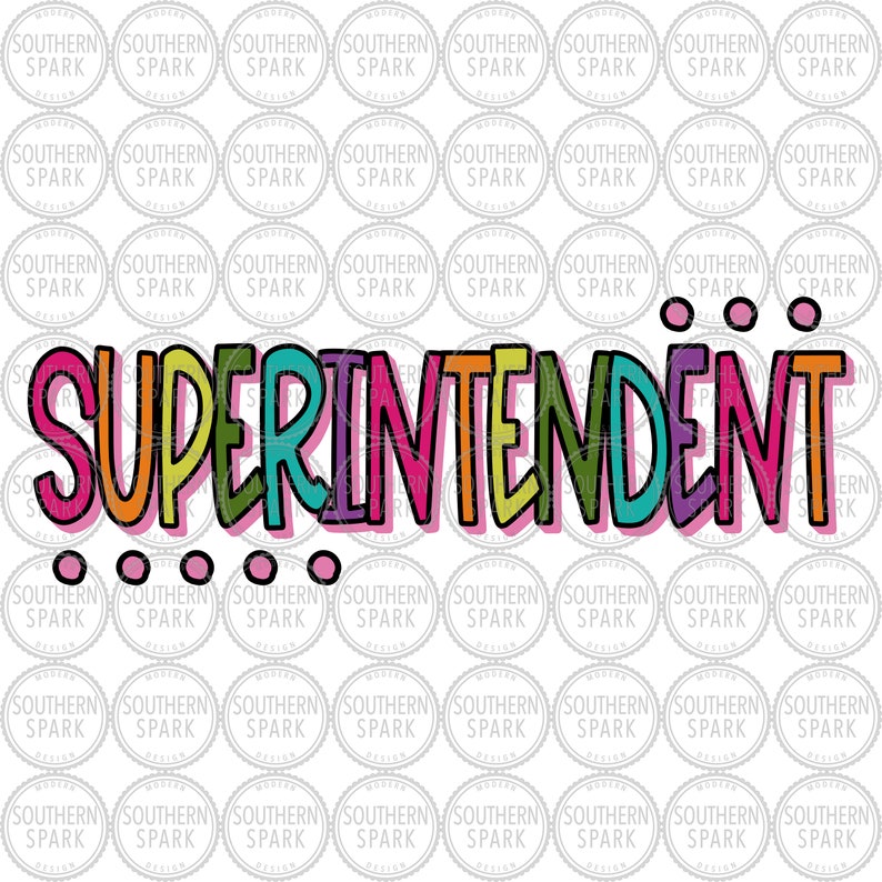 School Superintendent SVG / Teacher Appreciation / Back to - Etsy