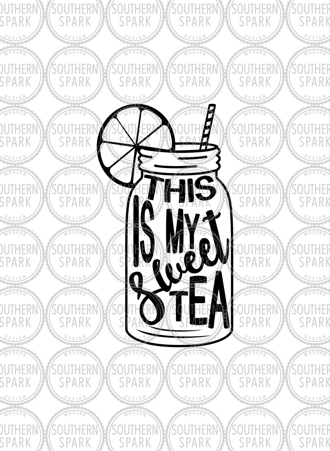 Sweet Tea SVG / Summer SVG / This is My Sweet Tea SVG / Summer - Etsy