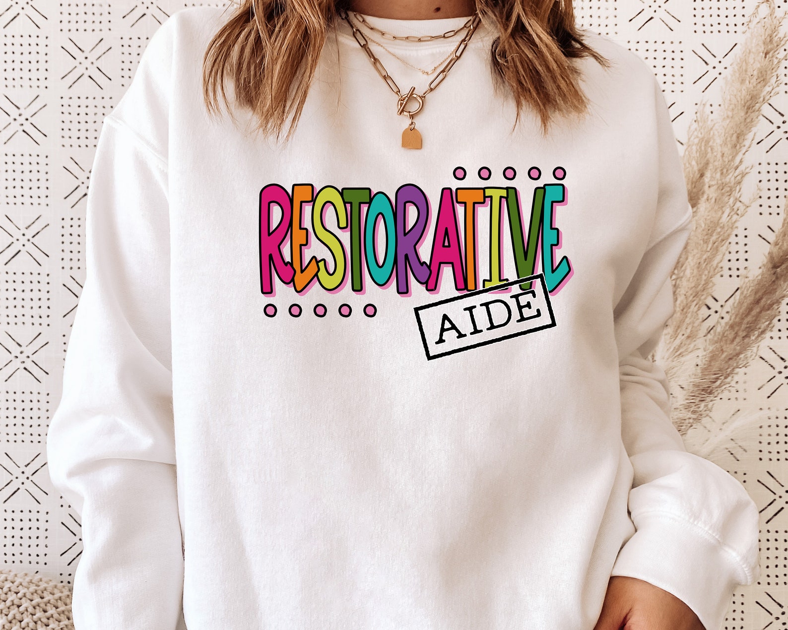 Restorative Aide SVG PNG / School Aide SVG / Colorful Health Aide ...
