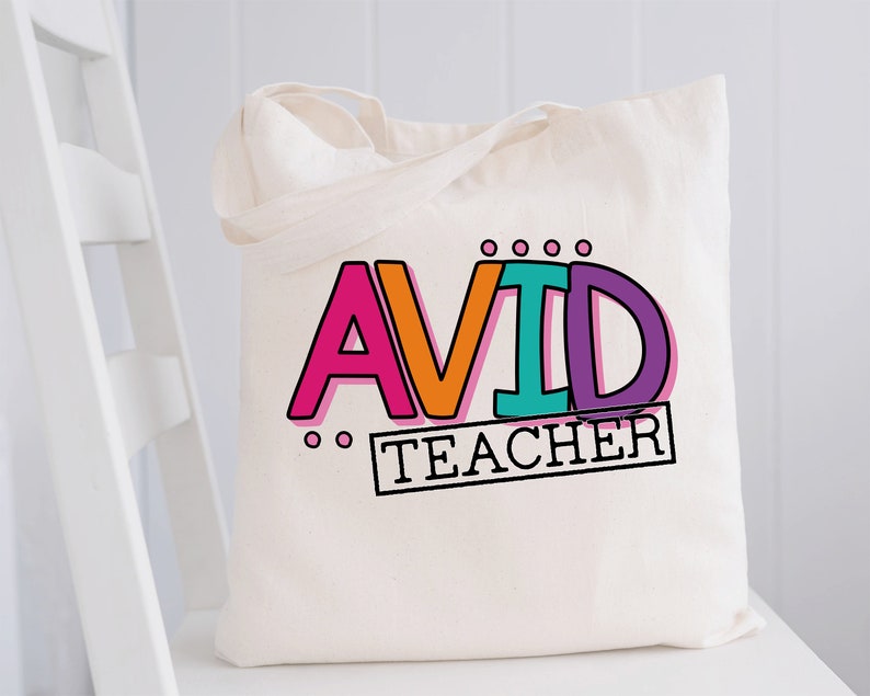 Avid Teacher SVG / Advancement via Individual Determination / Back to ...
