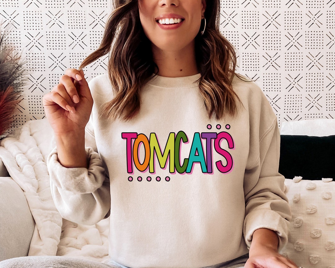 Tomcats Mascot SVG / Tomcat Pride SVG / First Day School / Football ...