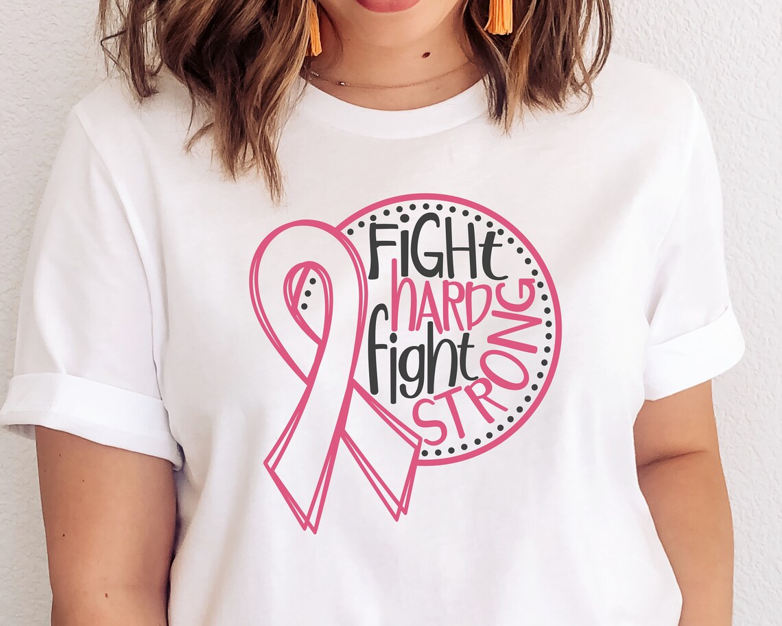 Cancer Awareness SVG / Find A Cure SVG / Fight Hard Fight - Etsy
