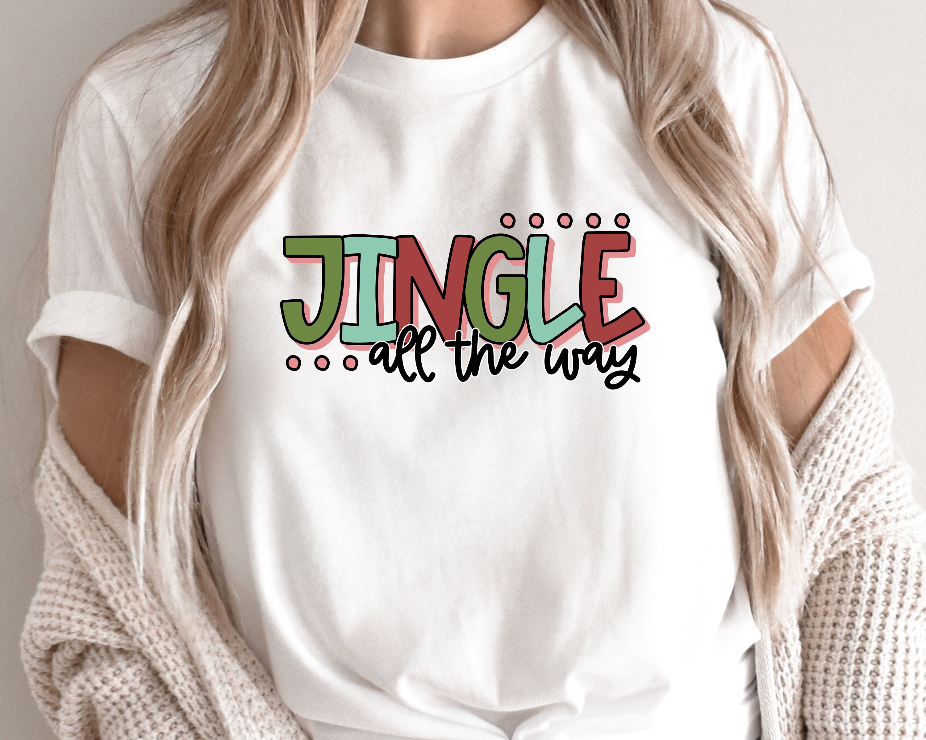 Jingle All the Way SVG / Love Peace Joy First Noel Jingle All the Way ...