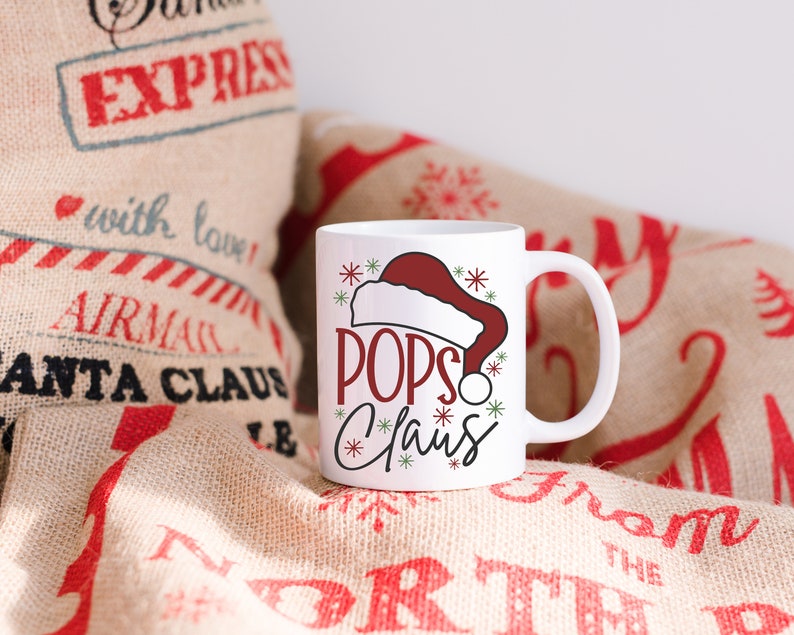 Christmas SVG / Pops Claus SVG / Pops Claus PNG / Santa Hat / Santa ...