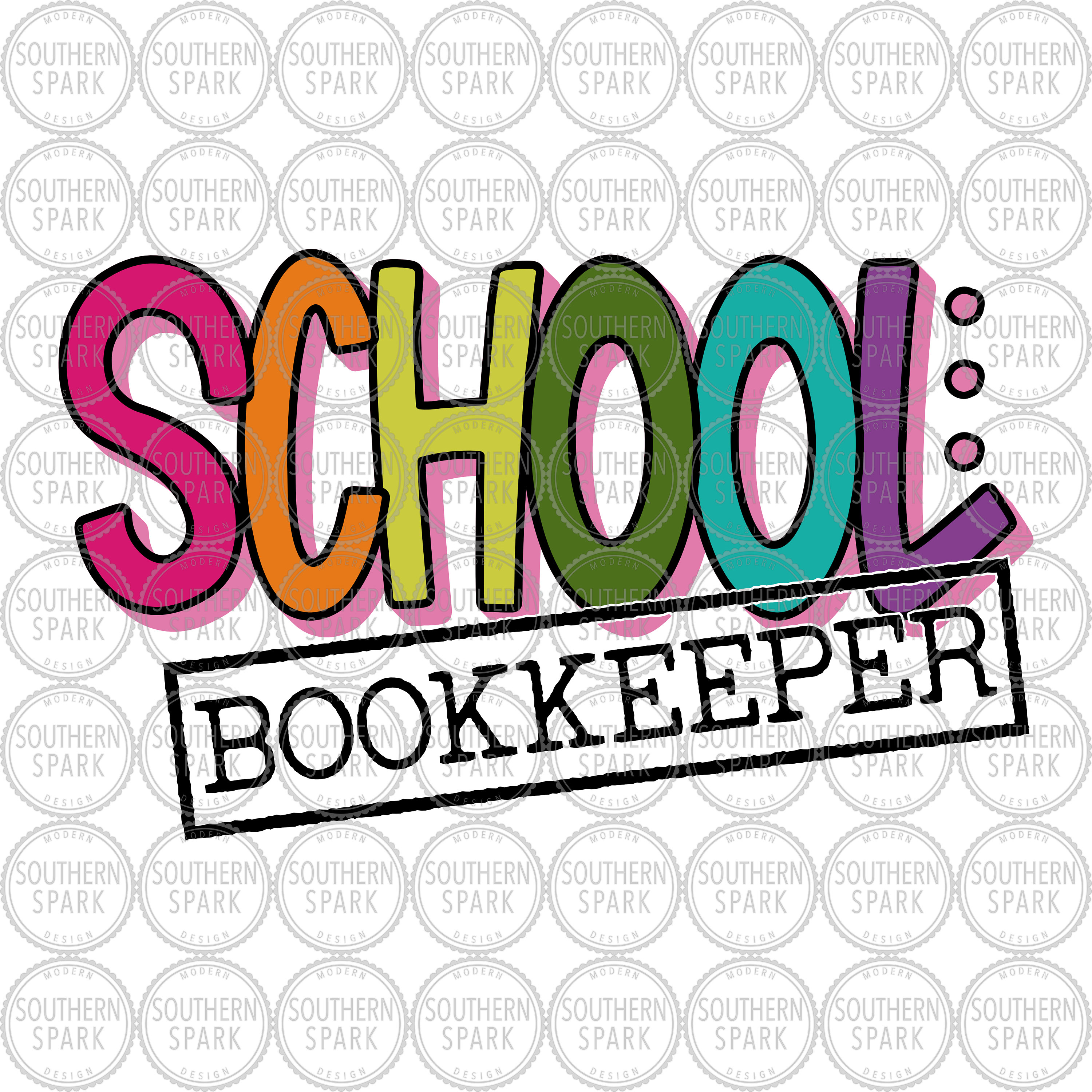 School Bookkeeper SVG / Bookkeeper SVG / School First Day / - Etsy