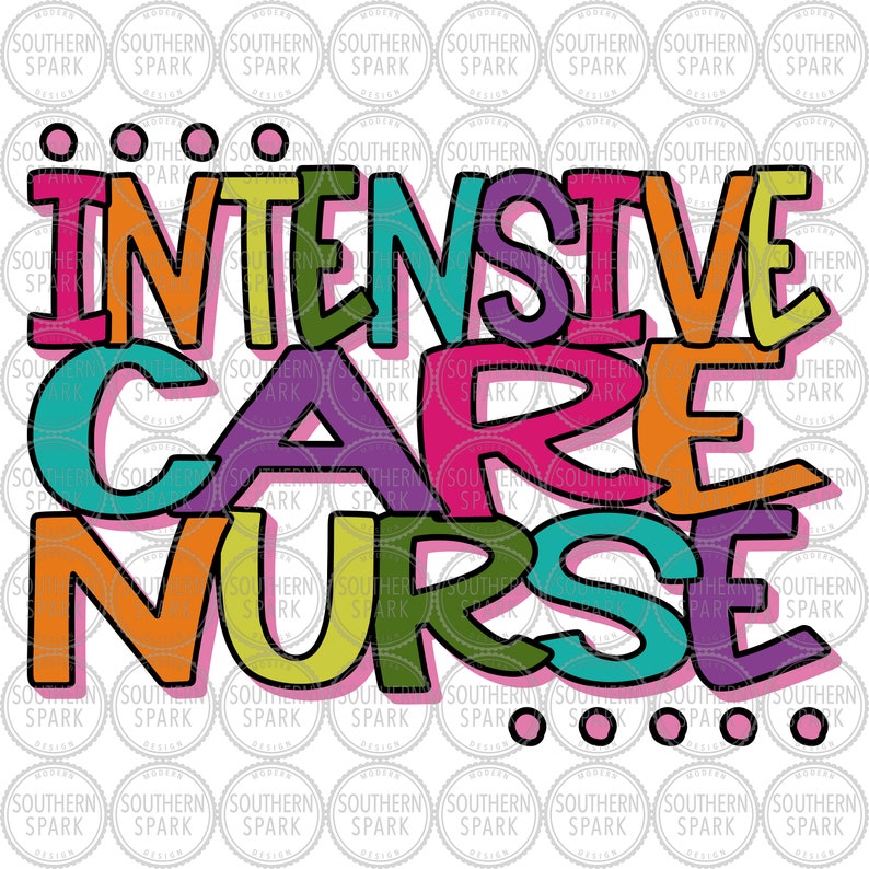 Intensive Care Nurse SVG / Intensive Care Nurse PNG / Medical Health ...