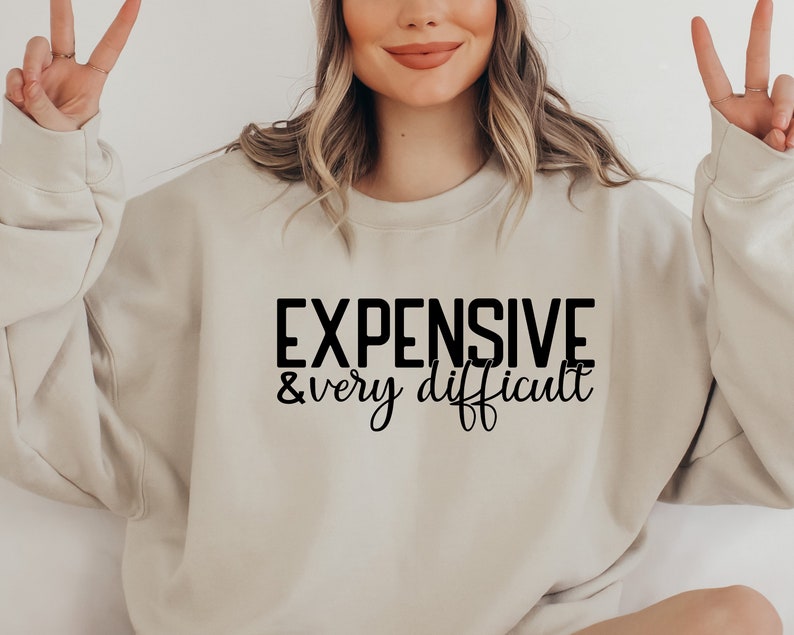 Expensive and Very Difficult SVG / Expensive and Difficult SVG - Etsy