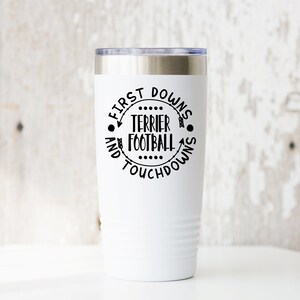 Football SVG / First Downs Touchdowns SVG / Terrier Football / Cheer ...