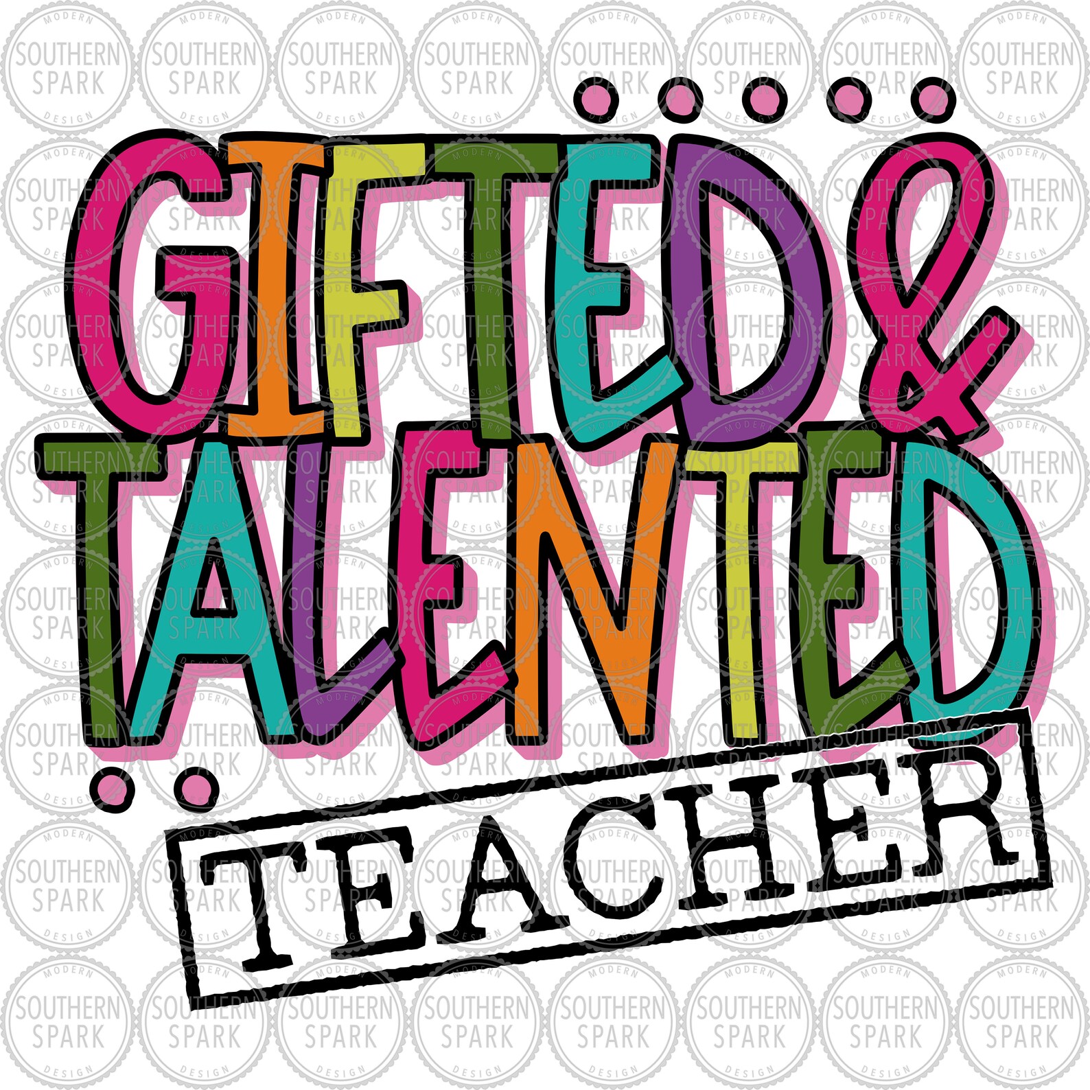 Gifted and Talented Teacher SVG / Teacher Appreciation / Back to School ...