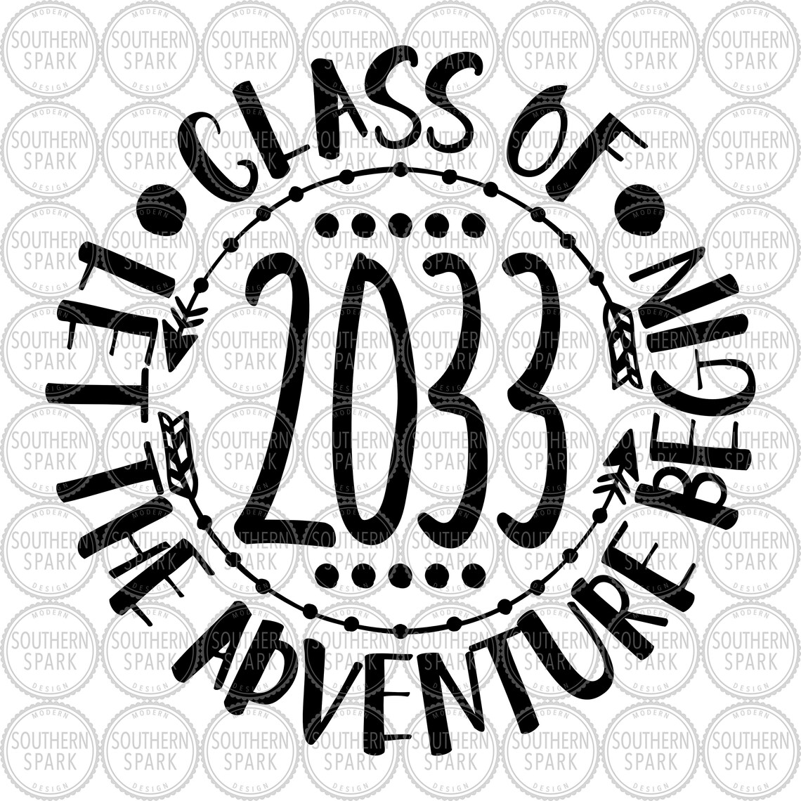 Class 2033 SVG / Senior Class of 2033 Let the Adventure Begin | Etsy