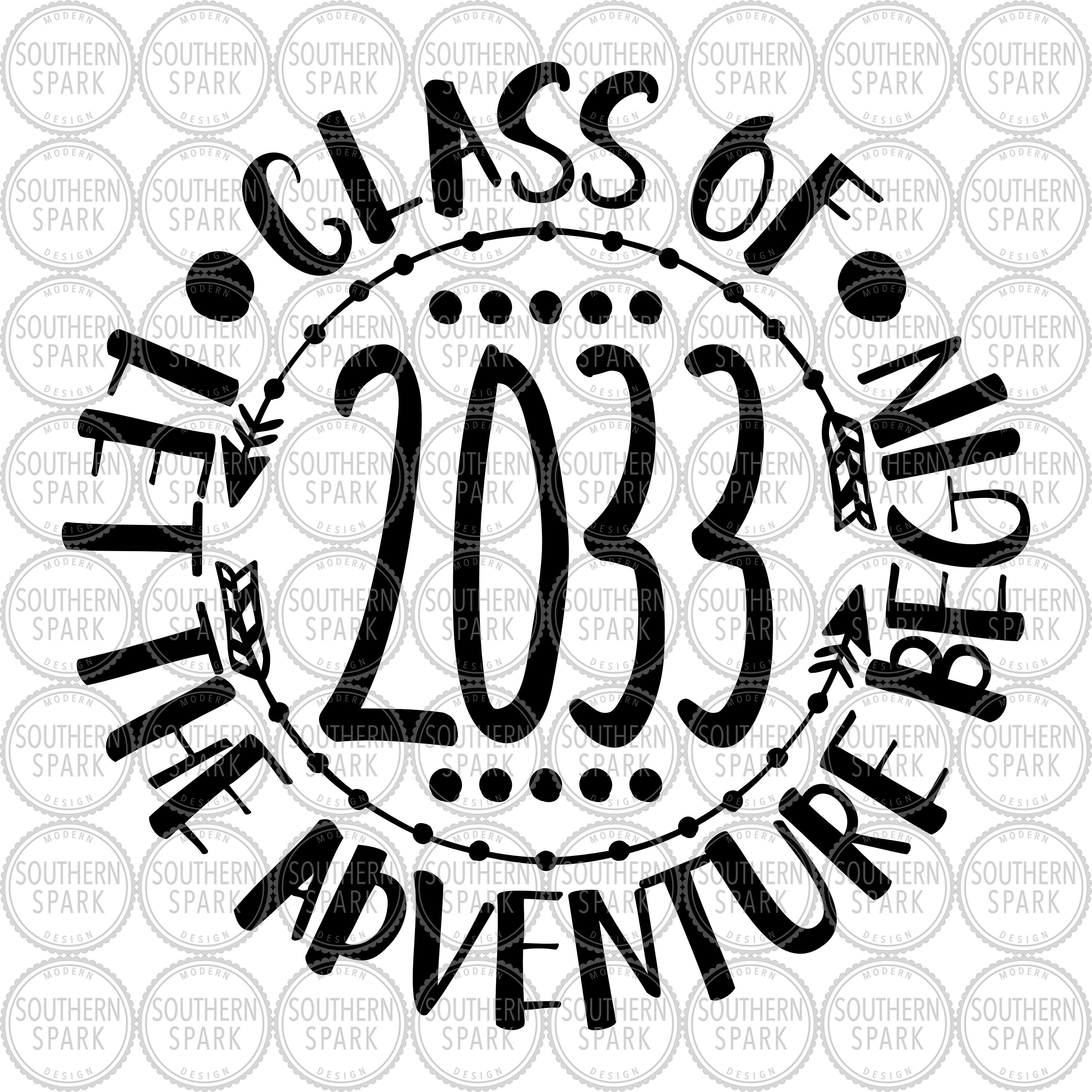 Class 2033 SVG / Senior Class of 2033 Let the Adventure Begin - Etsy