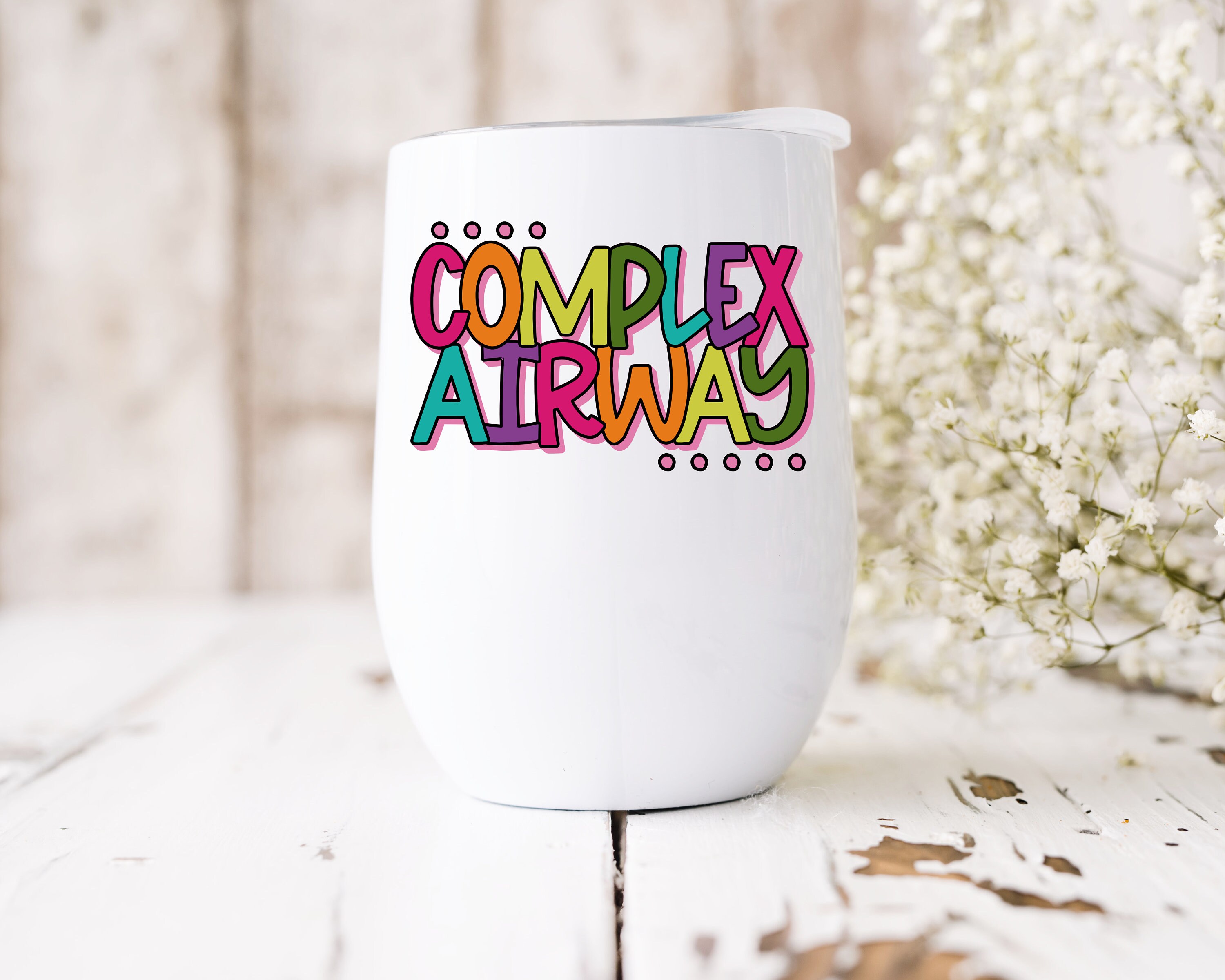 Complex Airway SVG / Complex Airway PNG / Respiratory Therapist SVG ...