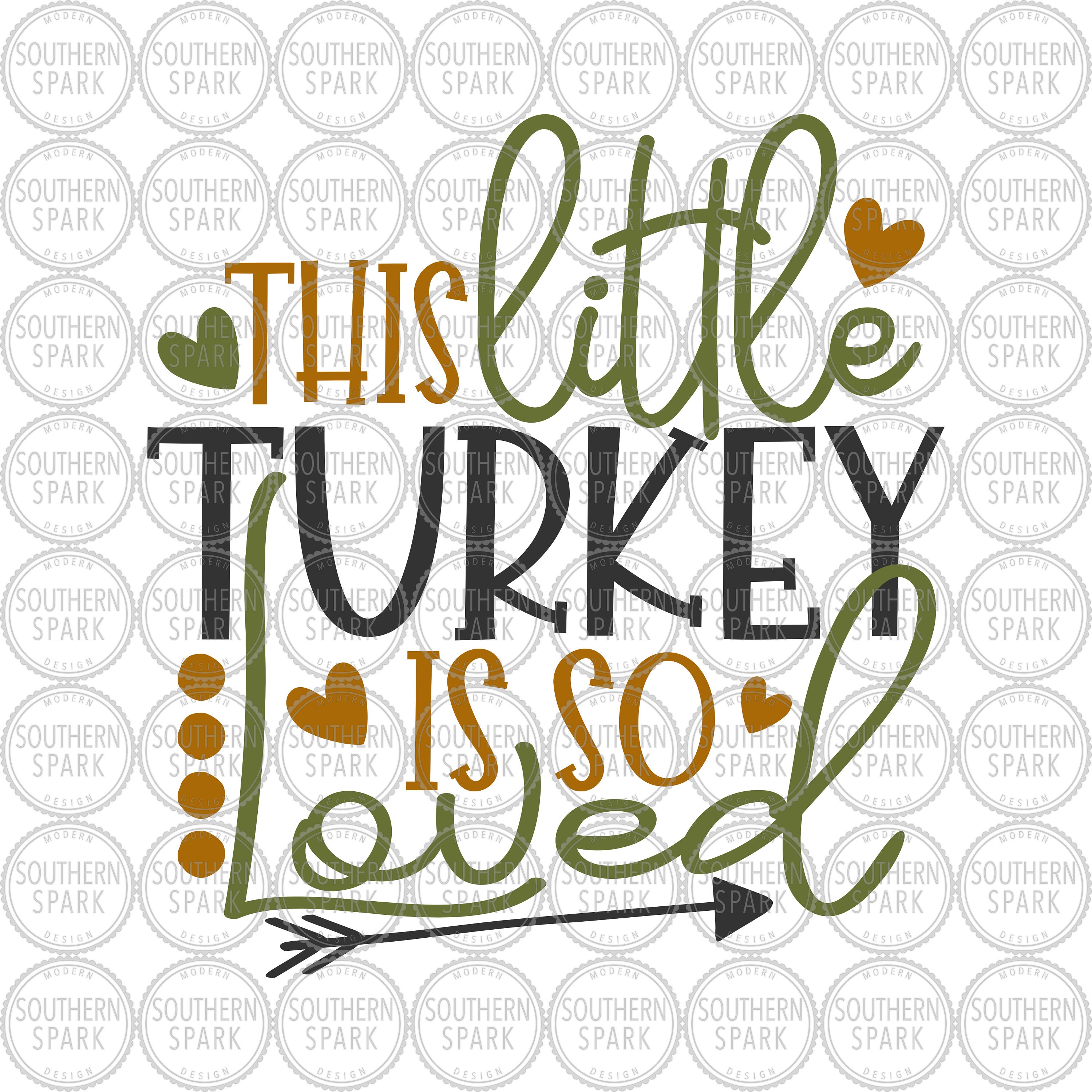 Thanksgiving / This Little Turkey Is So Loved / Thanksgiving | Etsy