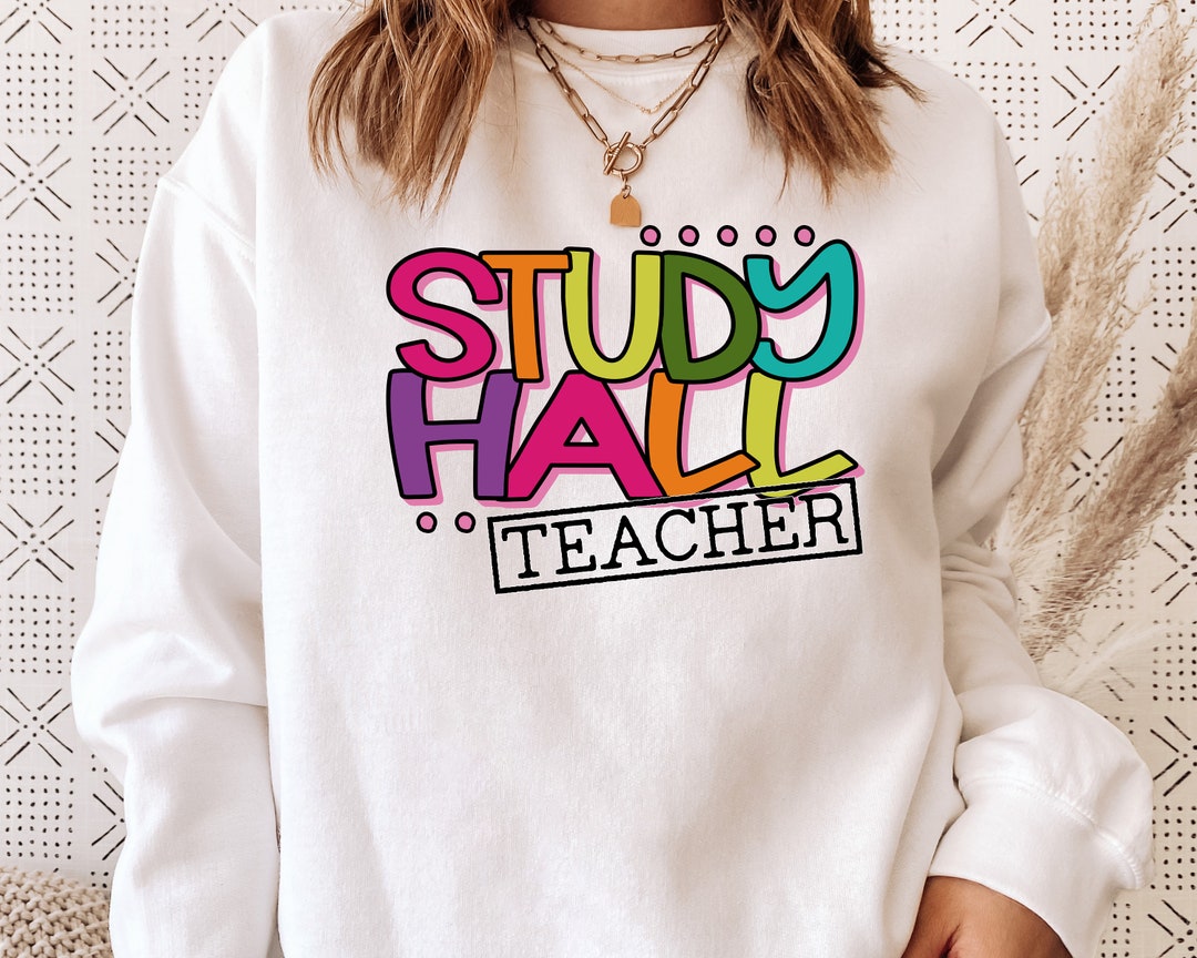 Study Hall Teacher SVG / Study Hall First Day of School SVG / Back to ...
