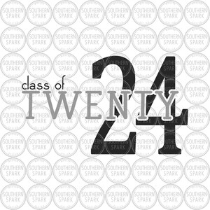 Senior 2024 / Class of Twenty 24 / Back to School / First Day School ...