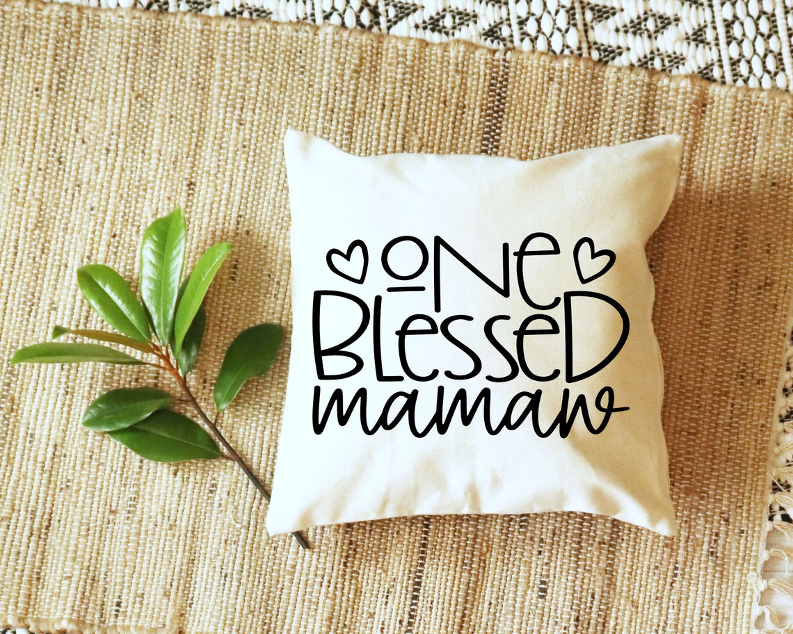 Mother's Day SVG / One Blessed Mamaw SVG / Blessed SVG / - Etsy