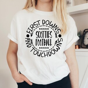 Football SVG / First Downs Touchdowns SVG / Scotties Football SVG ...
